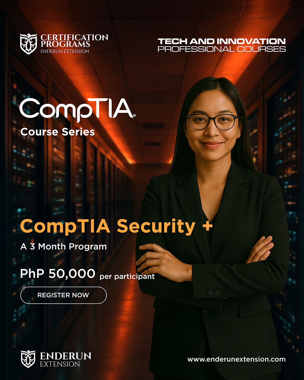 Tech and Innovation Courses: CompTIA Security+ – Enderun Extension