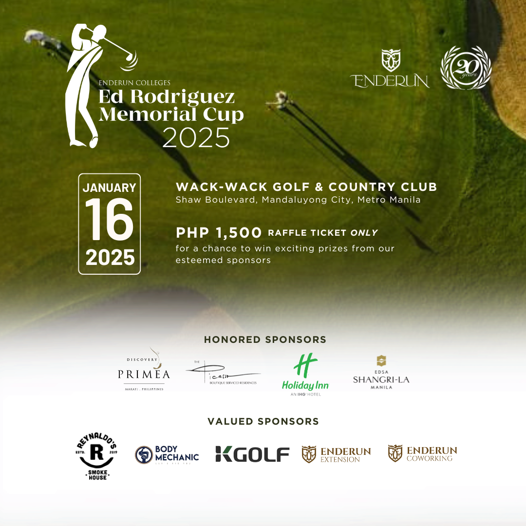 Golf Tournament Raffle Tickets – Enderun Extension